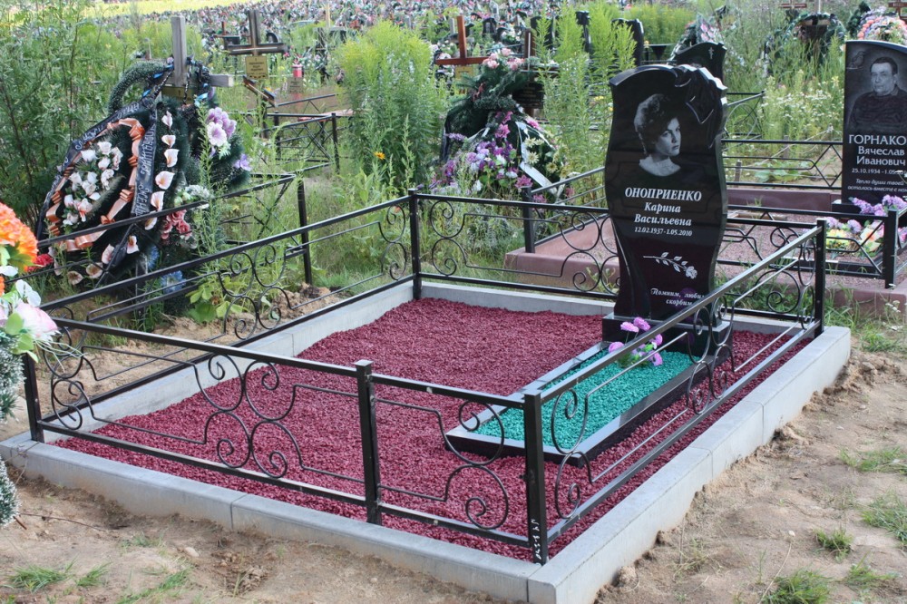 Установка ограды на кладбище и варианты установки оград на могилу